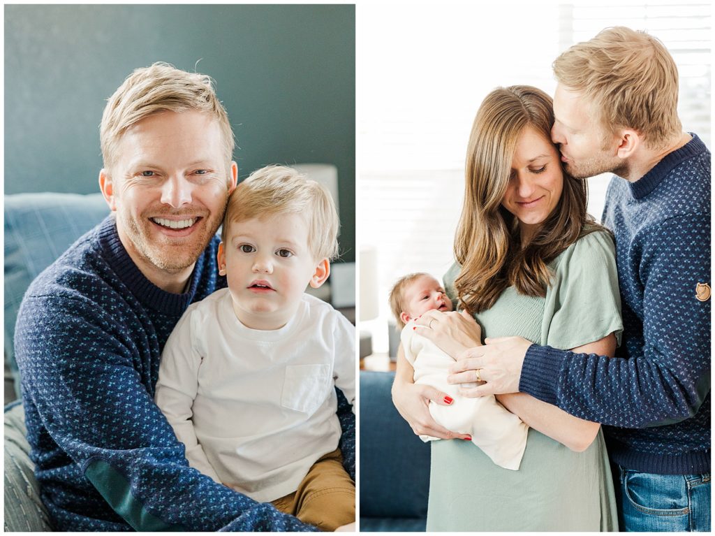 Indoor Newborn Photo Session | Esselman Family - catherinechamberlain.com